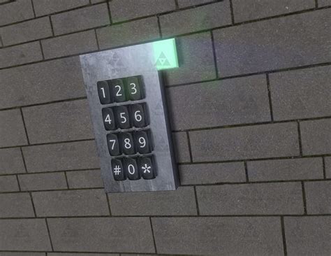 Security Keypad Alarm System 3d Model Cgtrader