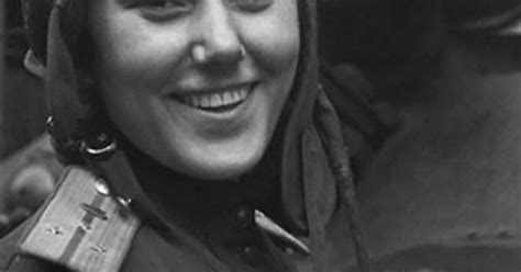 Mariya Oktyabrskaya Soviet Tank Driver During World War Ii She Was