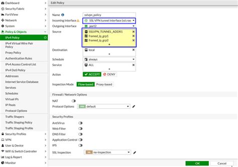 Technical Tip Framed IP Address For SSL VPN Users Fortinet Community