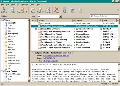 Ca 100 Email Thunderbird Ca 100 Email Thunderbird