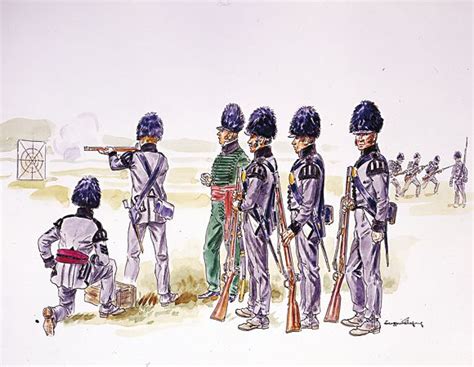 Target Practice Les Voltigeurs Canadiens © Illustration By E