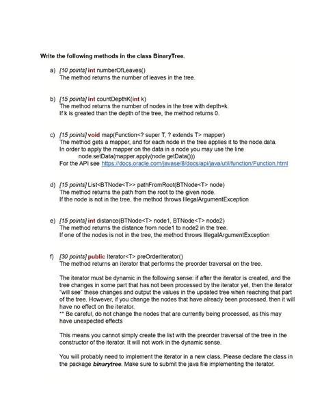 Solved You Need To Implement The Following Classes