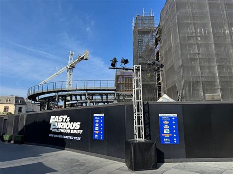 Photos Newly Installed Fast And Furious Hollywood Drift Track Forever