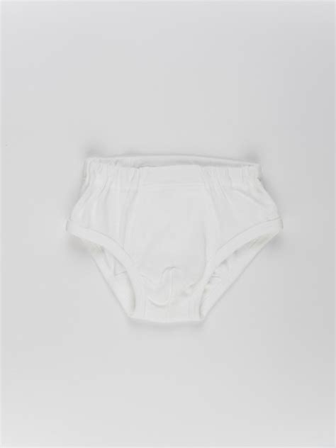 Bele Slip Gace Za Decake Od Pamuka