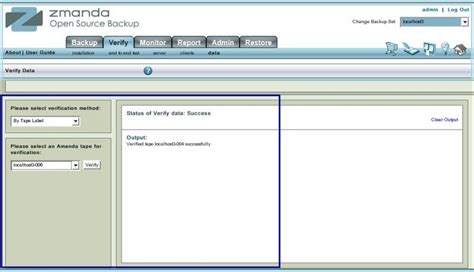 Verifydata Zmanda Documentation Wiki