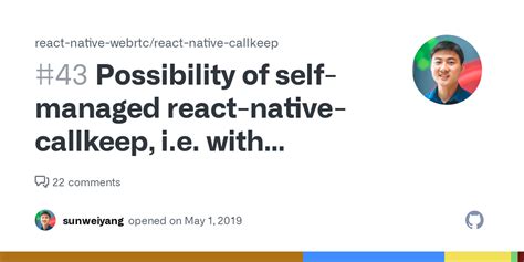 Possibility Of Self Managed React Native Callkeep I E With SetConnectionProperties PROPERTY