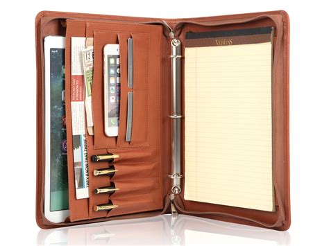 Leatherbelief Portfolio 3 Rings Binder 135x11x16 Brown