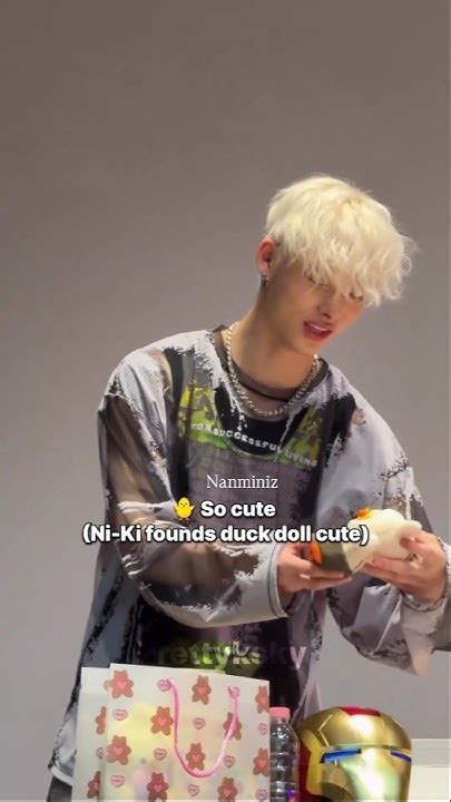 Ni Ki Found Duck Doll Cute Enhypen Ni Ki Engene Prettyksky Youtube