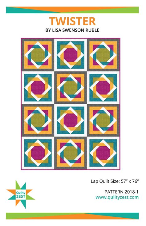 Twister Quilt Pattern — Quilty Zest