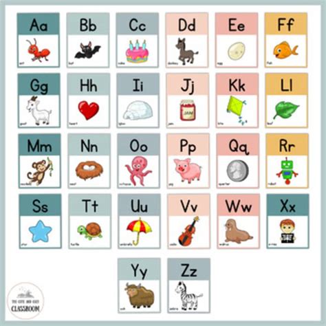 Daisy Alphabet Posters By The Cute And Cozy Classroom Tpt