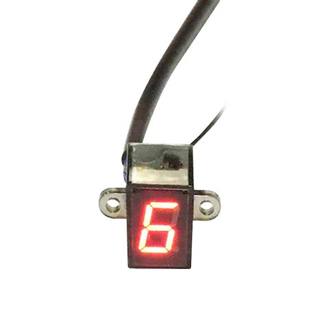 12v Universal Motorcycle Digital Led Gear Indicator Shift Lever Sensor