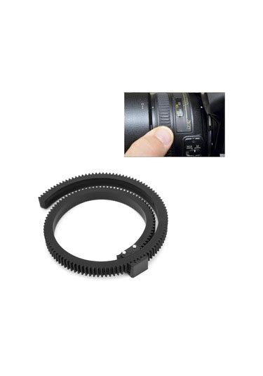 Kangvka Dslr Ve Video Kameralar İçin 46 92mm Odak Ayarlama Zili Kauçuk Plastik Malzeme Hızlı