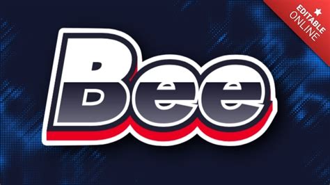 Bee Text Style Effects Generator