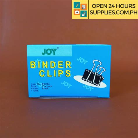Binder Clips Joy 1 Inch Width Supplies 24 7 Delivery