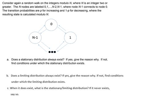 Consider Again A Random Walk On The Integers Modulo