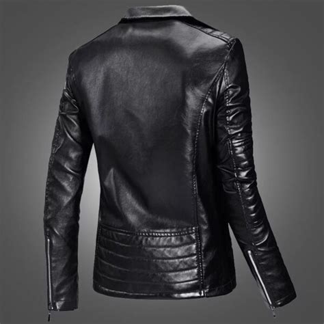 41 Jacket Biker Slim Estilo Urbano Casacas De Cuero Phellippe Cuir