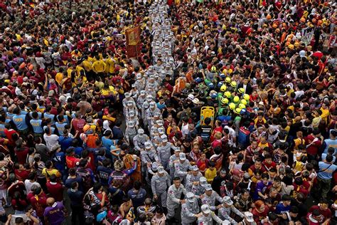 Black Nazarene Draws Massive Crowds To Traditional Philippine