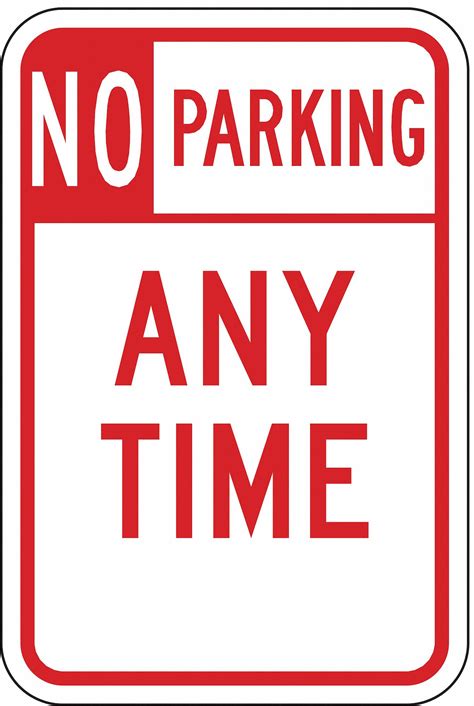 Parking Sign Mutcd Code R7 100 Grainger