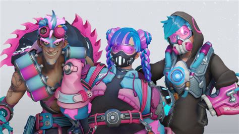 Overwatch 2 Neon Streets Skins Celebrate Florida Mayhem Esports