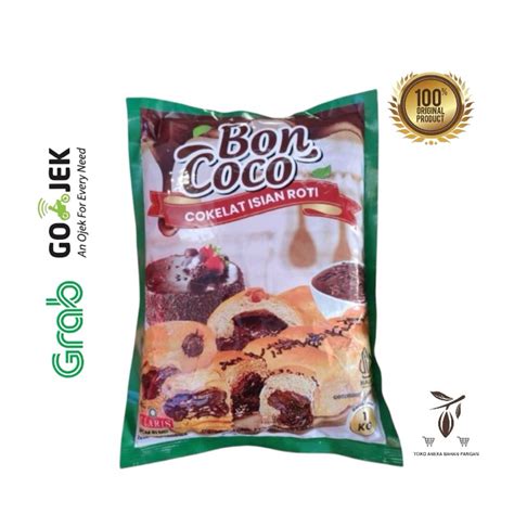 Jual Bon Coco Cokelat Isian Roti 1kg Bon Coco Filling Coklat Shopee