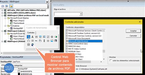 Abrir Archivos Pdf En Excel Mediante Combobox Usando Macros Vba