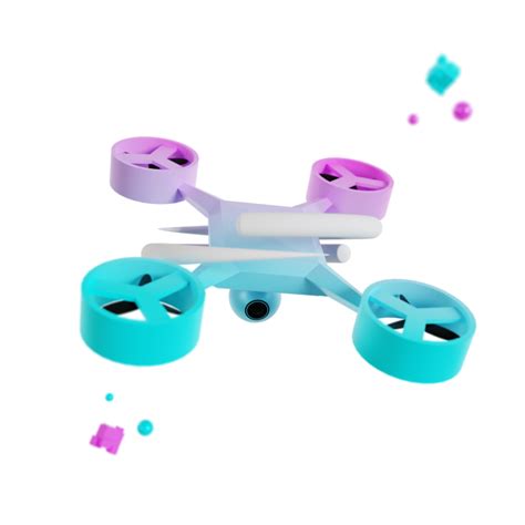 3d Drone Icon 12421754 Png
