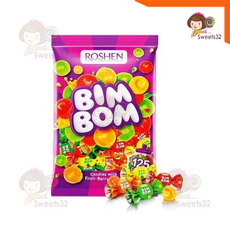 Roshen Bim Bom Candy With Fruit Berry Filling Shopee Malaysia