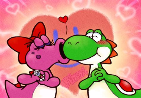 Yoshi Y Birdo Enamorados Poochy Poochie Craft World Blu Yoshis