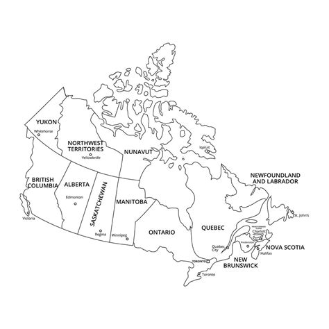 Printable Map Of Usa And Canada Free Download And Print For You