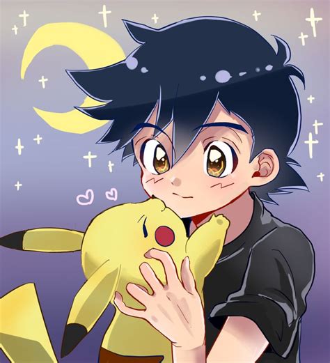 Ash Ketchum And Pikachu Cute Pokemon Wallpaper