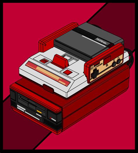 Famicom Disk System By Francosantilario3d On Deviantart