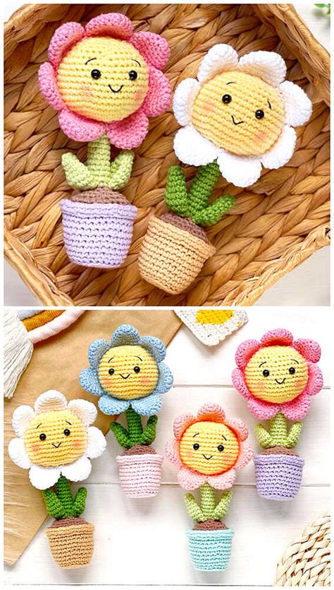 Crochet Flower Amigurumi Free Pattern Amigurumi