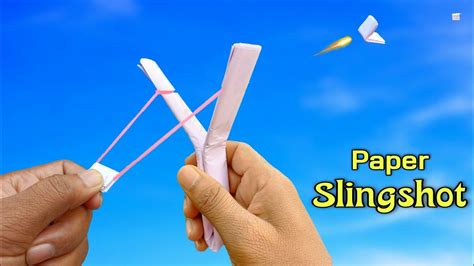 How To Make Paper Slingshot Make A Paper Gulel New Paper Slingshot
