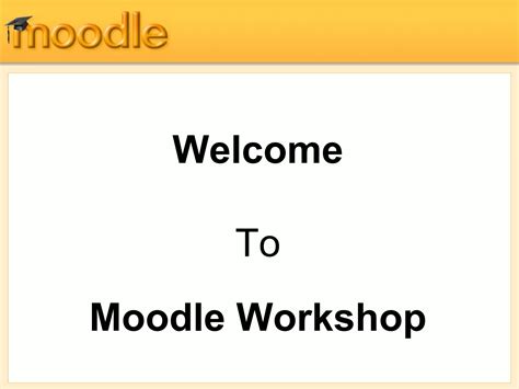 Moodle Presentation Ppt