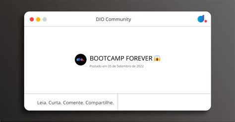 BOOTCAMP FOREVER DIO Community DIO