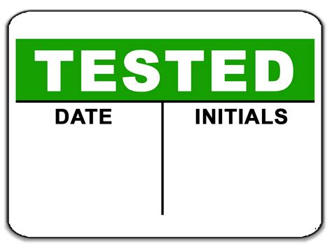 Tested Labels