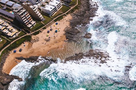 Beach And Shoreline Landscape In Durban South Africa Image Free