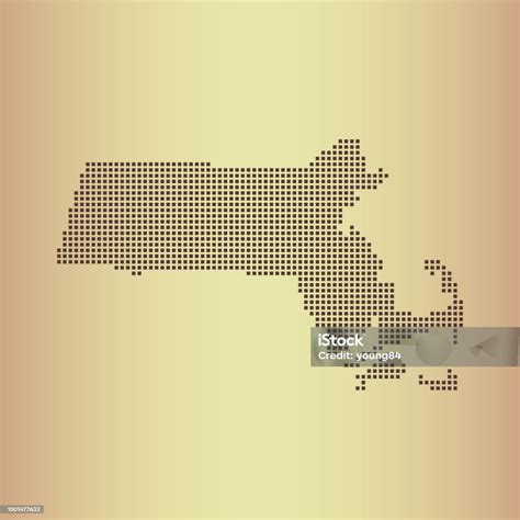 Vetores De Mapa De Massachusetts E Mais Imagens De América Do Norte