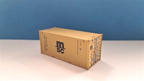 Pt Trains 820015 Msc 20 Ft Container Medu 5396197 Toysandmodelspl