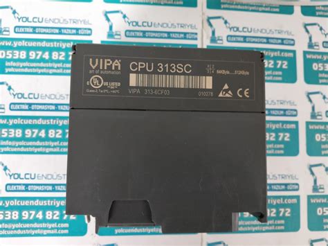 313 6cf03 Vipa Cpu313sc Plc Fiyatı