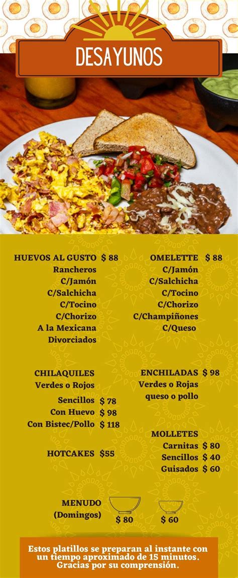 Carta Del Restaurante Carnitas Mora Aguascalientes Col Del Trabajo