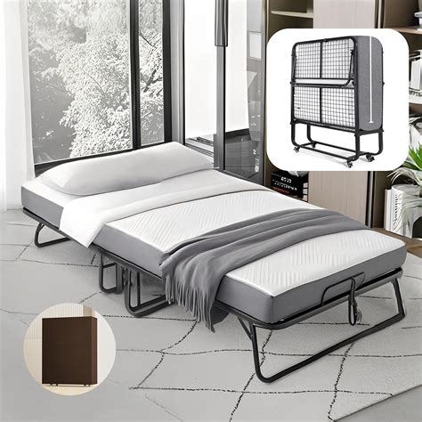 Mutital 79 X 37 Twin Size Folding Bed For Adults With 52