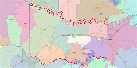 Bowie County Tx Zip Code Map 10 Zip Codes Us Map Guide