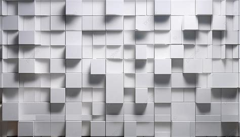 White 3d Cube Wall Background 3d Cube Wall Background Image And