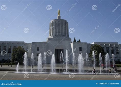 Oregon State Capital Editorial Stock Image Image Of Beautiful 78239244