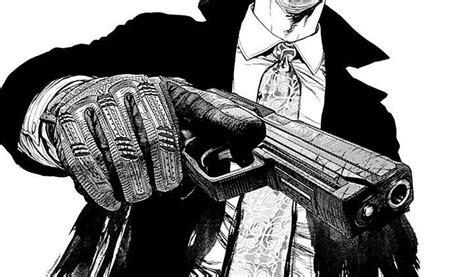 Manga Holding Gun