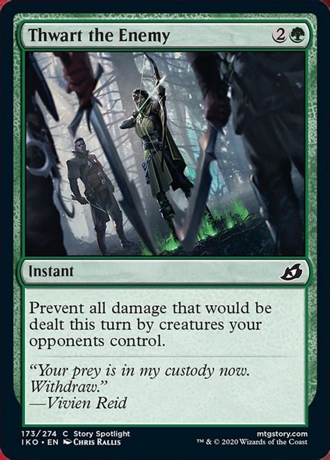 Thwart The Enemy Price Mtg