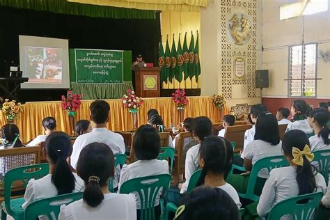 ပဲခူးမြို့ အမှတ် ၁ အခြေခံပညာအထက်တန်းကျောင်း၌ မူးယစ်ဆေးဝါးအသိပညာပေး