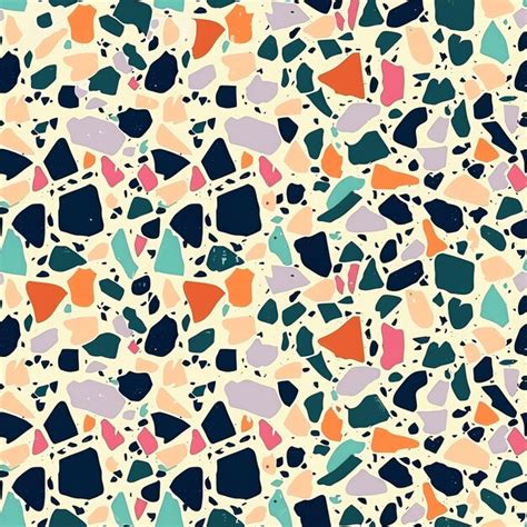 Classic Terrazzo Style Pattern Premium Ai Generated Image