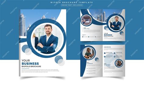 Premium Vector Bi Fold Brochure Flyer Design Business Template For Bi